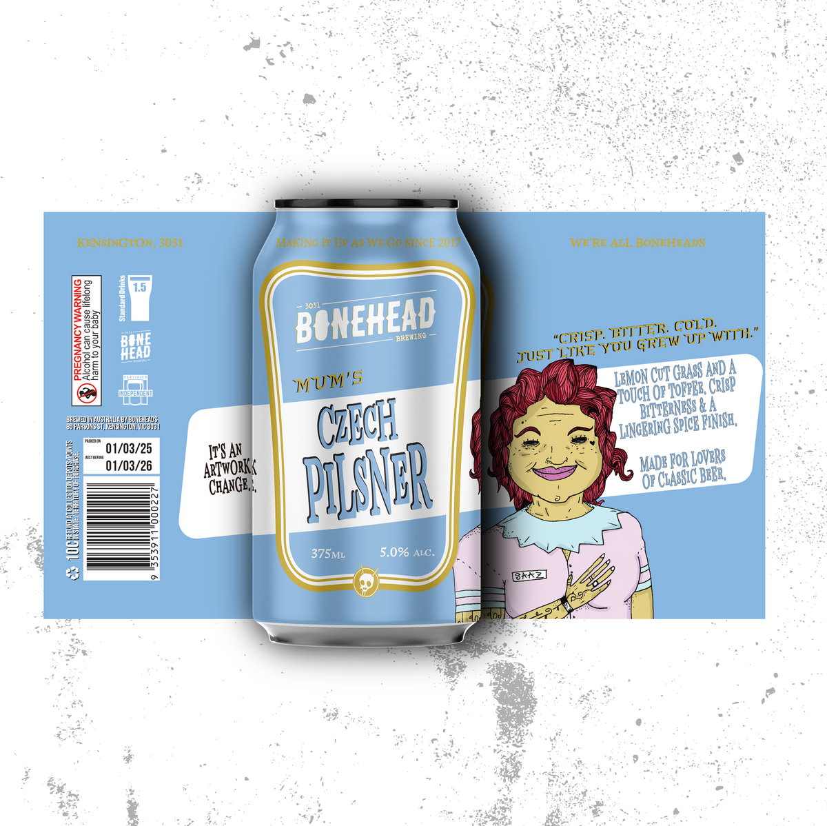 Mum's - Czech Pilsner – Bonehead Brewing