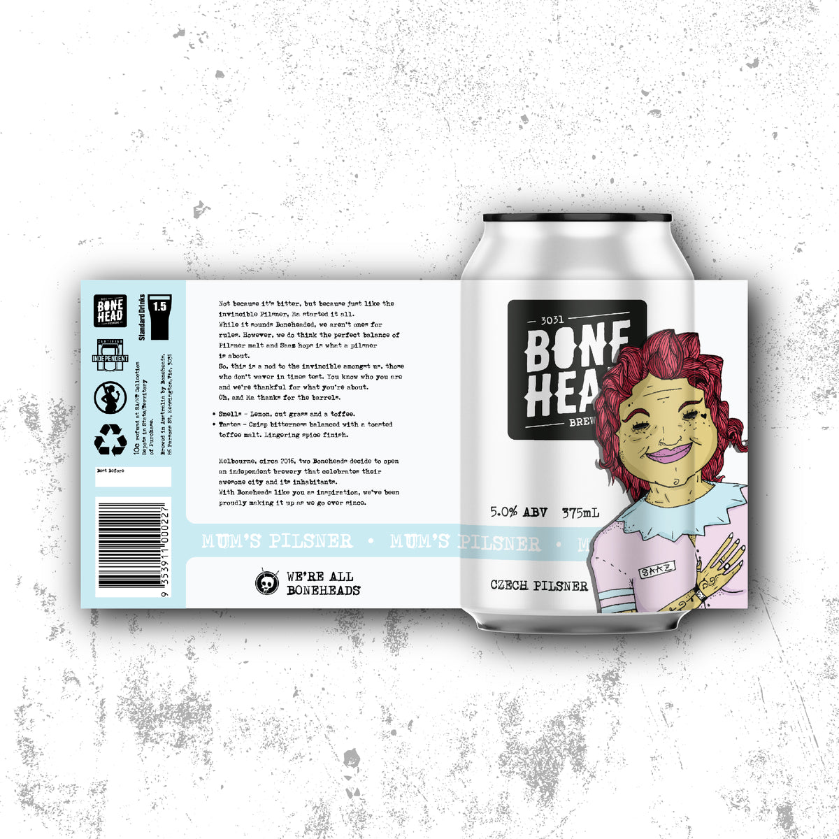 Mum's Pilsner – Bonehead Brewing